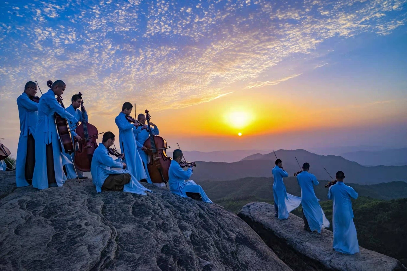 The World's Largest All-Monk Chan Music Troupe